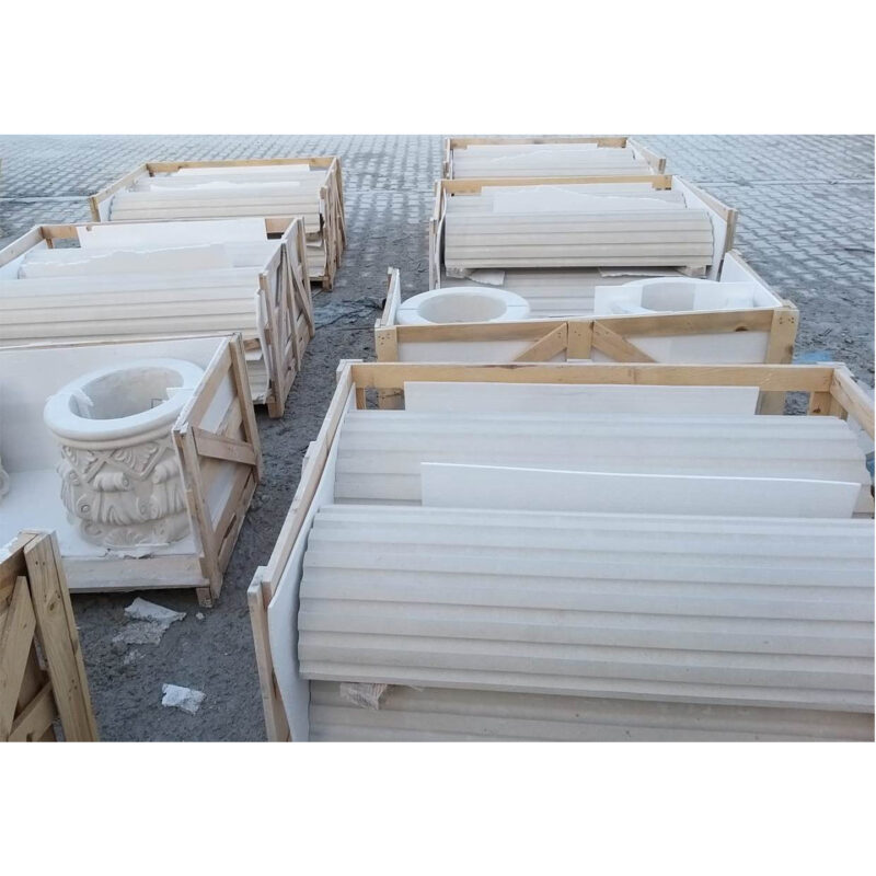 Limestone Column | Turkish White Limestone Columns For Architectural ...