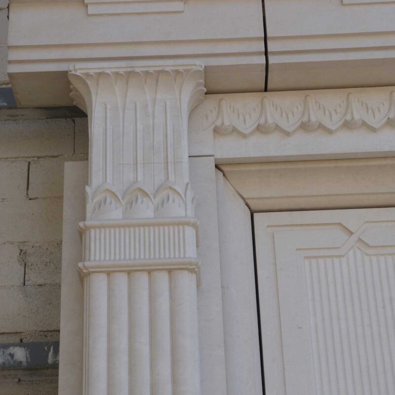 White Limestone Exterior Wall Cladding | Likya Royal Limestone