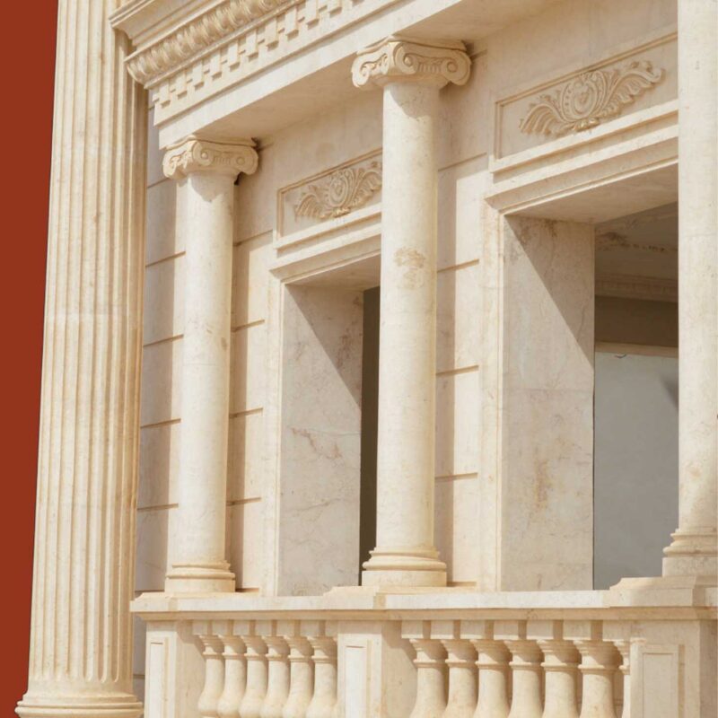 White Limestone Exterior Wall Cladding | Likya Royal Limestone