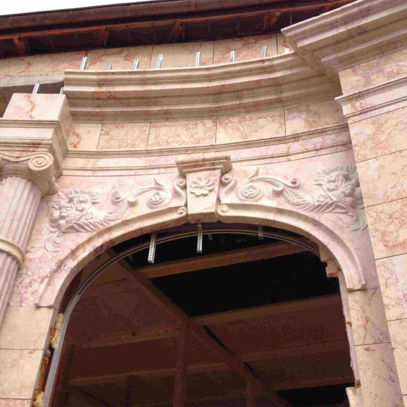 White Limestone Exterior Wall Cladding | Likya Royal Limestone