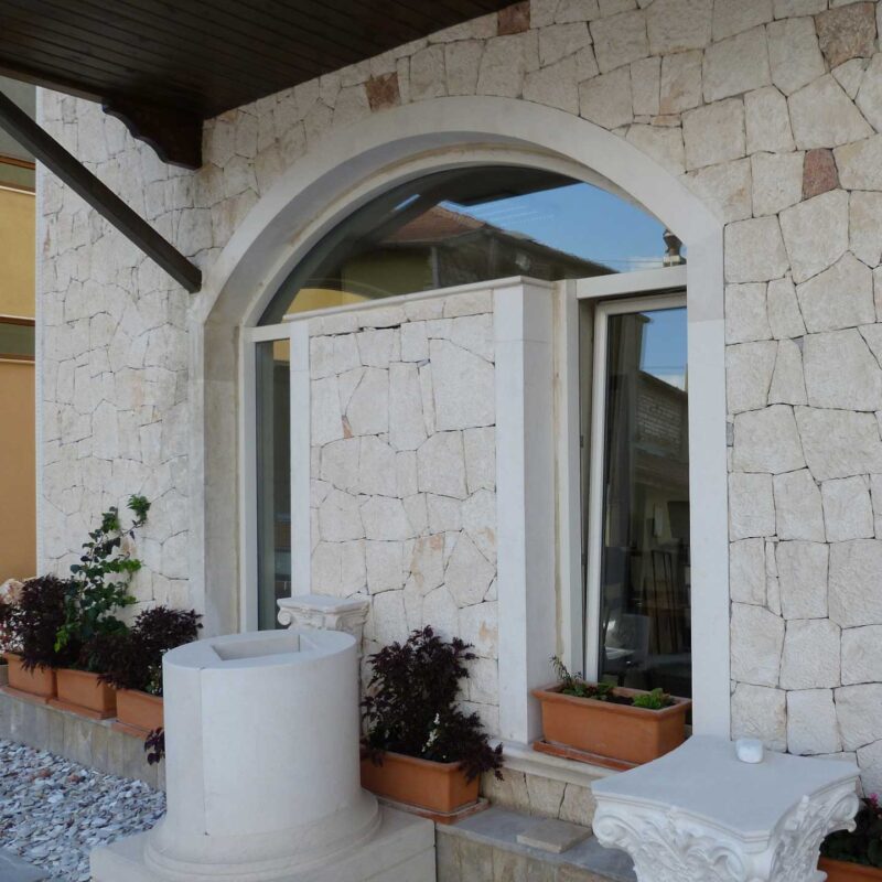 White Limestone Exterior Wall Cladding | Likya Royal Limestone